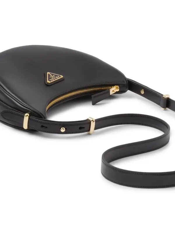 Prada Arqué Leather Shoulder Bag