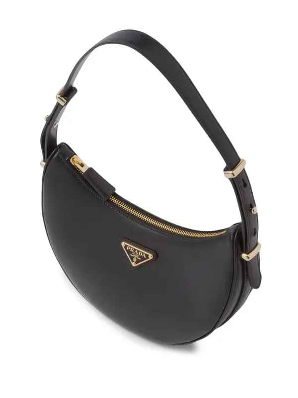 Prada Arqué Leather Shoulder Bag