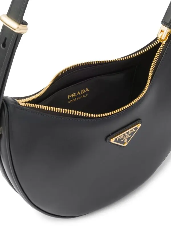 Prada Arqué Leather Shoulder Bag