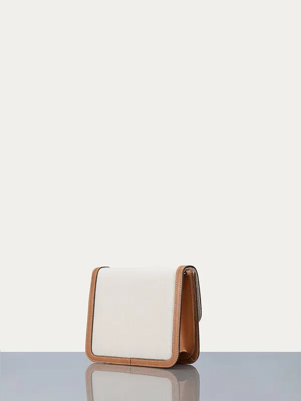 FRAME Le Signature Mini Canvas Shoulder Bag
