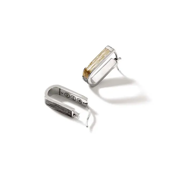 John Hardy Bamboo Hoop Earrings In Gold