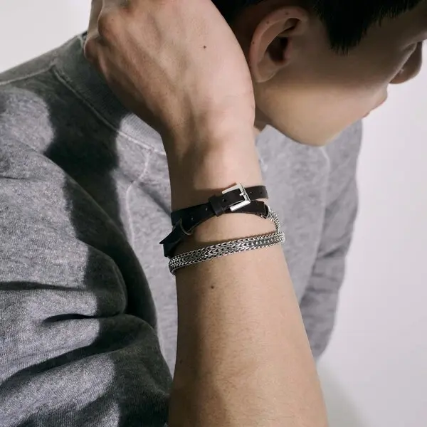 John Hardy Icon Wrap Bracelet - Dark Brown