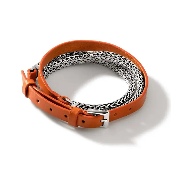 John Hardy Icon Wrap Bracelet - Orange