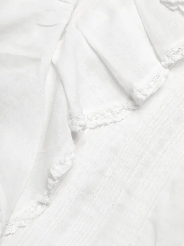 DÔEN Piper Belted Ruffled Minidress