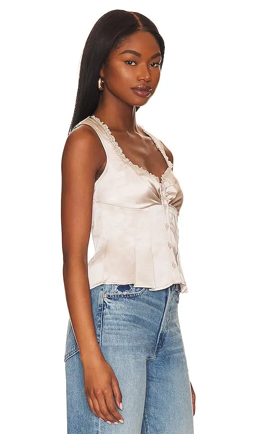 MORE TO COME Mina Bustier Top