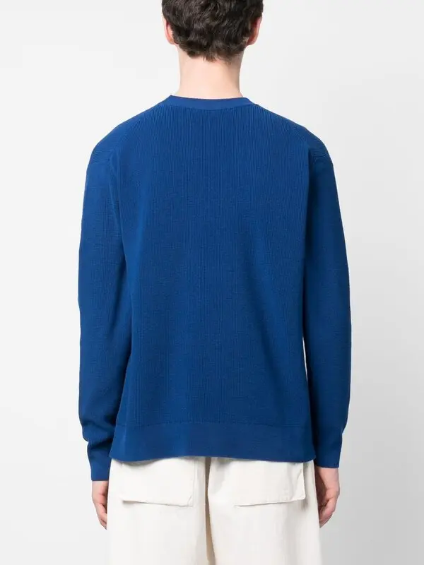 Maison Kitsuné Logo-patch Knit Jumper