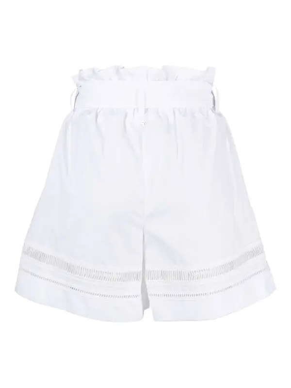 Lorena Antoniazzi Belted Cotton Shorts