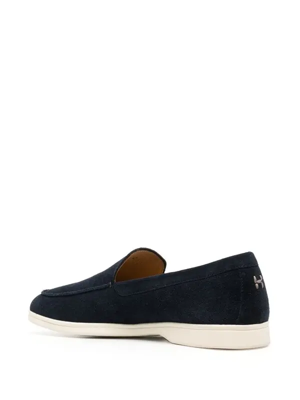 HENDERSON BARACCO Sirena Suede Boat Shoes - Blue