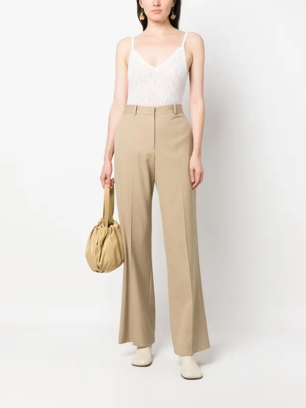 BARRIE Spaghetti-strap Knit Top - Neutrals
