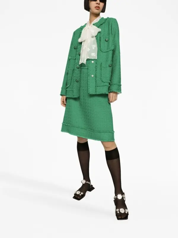 Dolce & Gabbana Bouclé Tweed Jacket