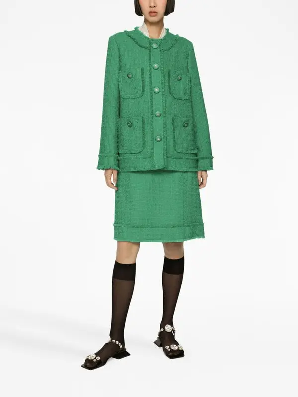 Dolce & Gabbana Bouclé Tweed Jacket