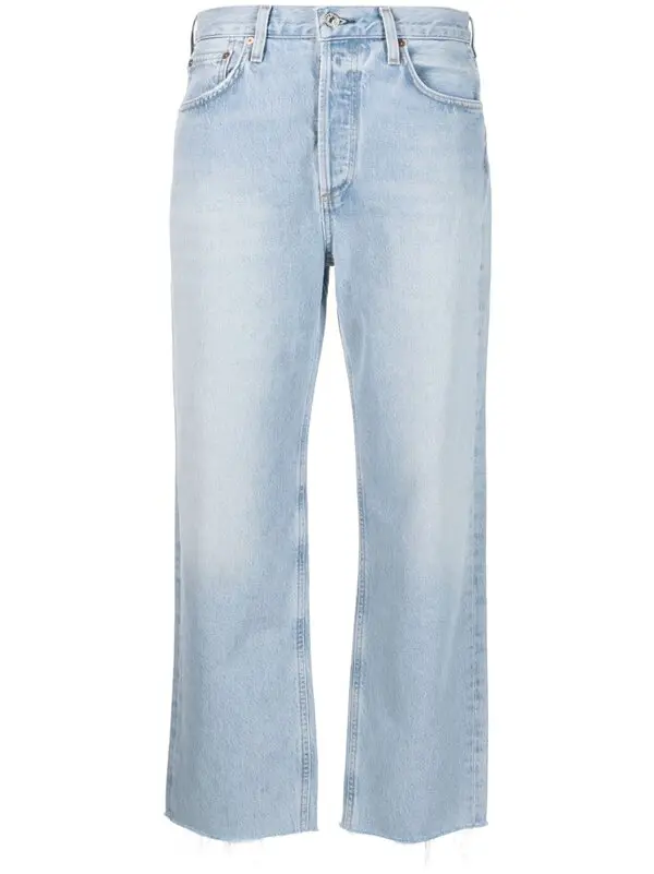 Citizens Of Humanity Raw-cut Hem Straight-leg Jeans
