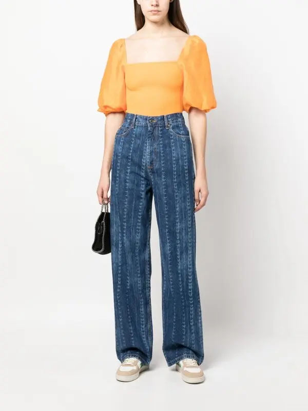 Sandro Square-neck Top