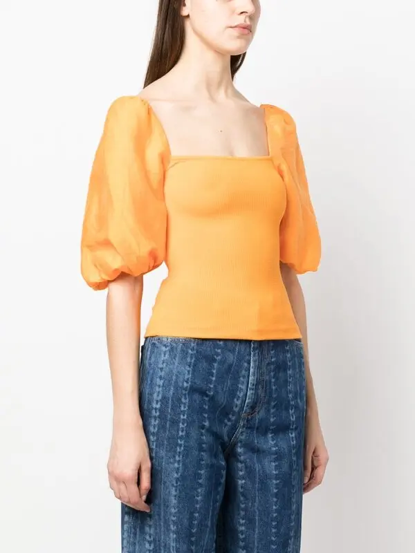 Sandro Square-neck Top