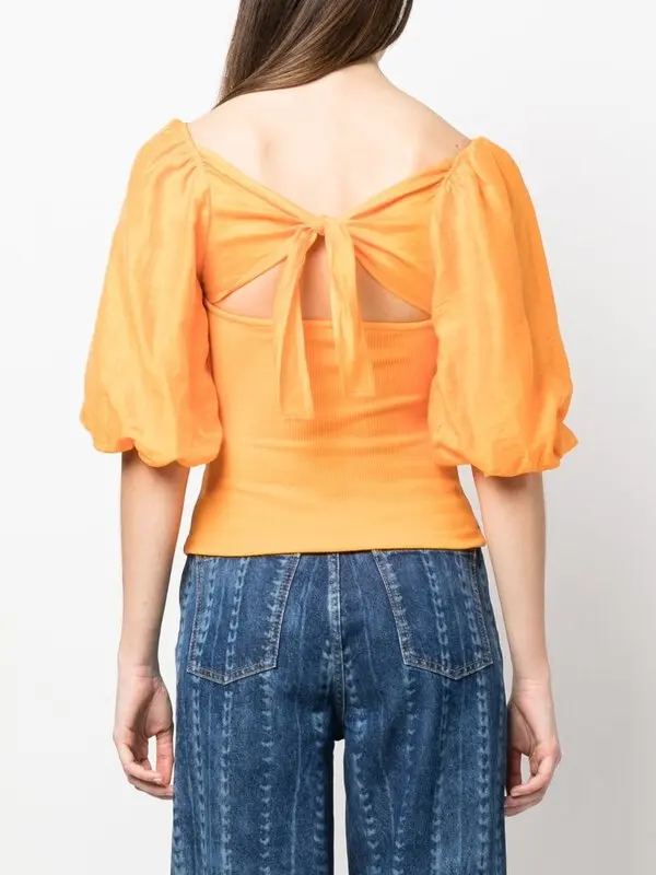 Sandro Square-neck Top