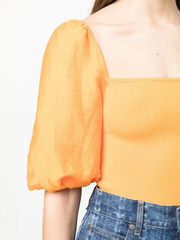 Sandro Square-neck Top