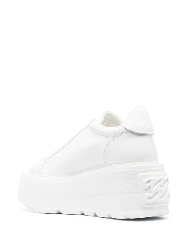 Casadei Nexus 75mm Platform Sneakers - White