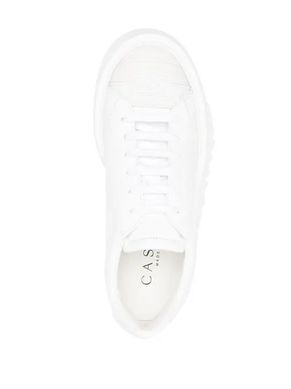 Casadei Nexus 75mm Platform Sneakers - White
