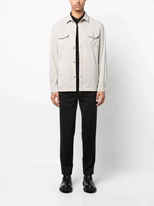 MOORER Press-stud Fastening Jacket - Neutrals