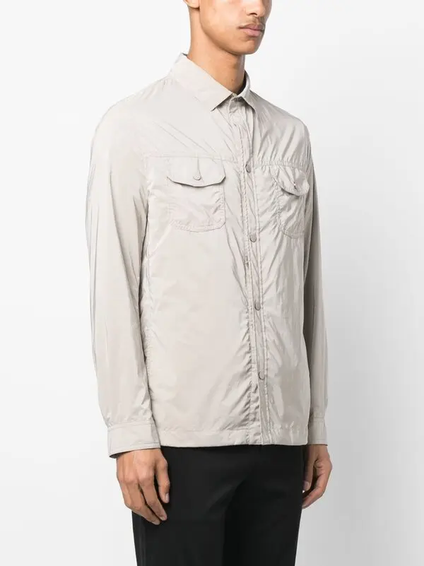 MOORER Press-stud Fastening Jacket - Neutrals