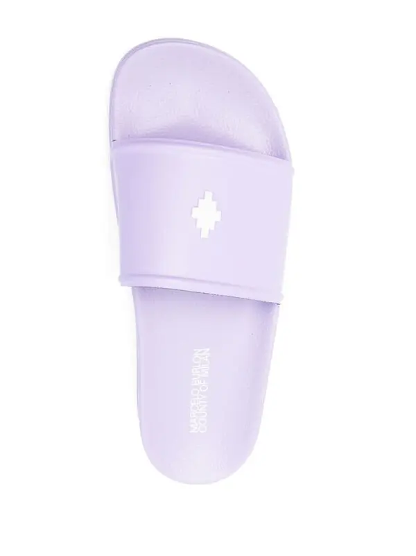 COUNTY OF MILAN Marcelo Burlon Logo-debossed Flip Flops