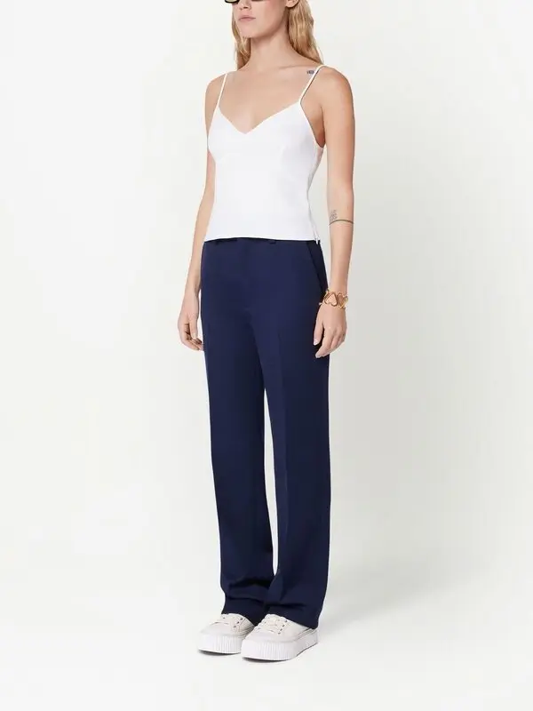 Ami V-neck Camisole Top - White