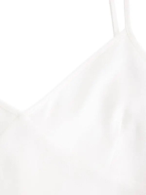 Ami V-neck Camisole Top - White