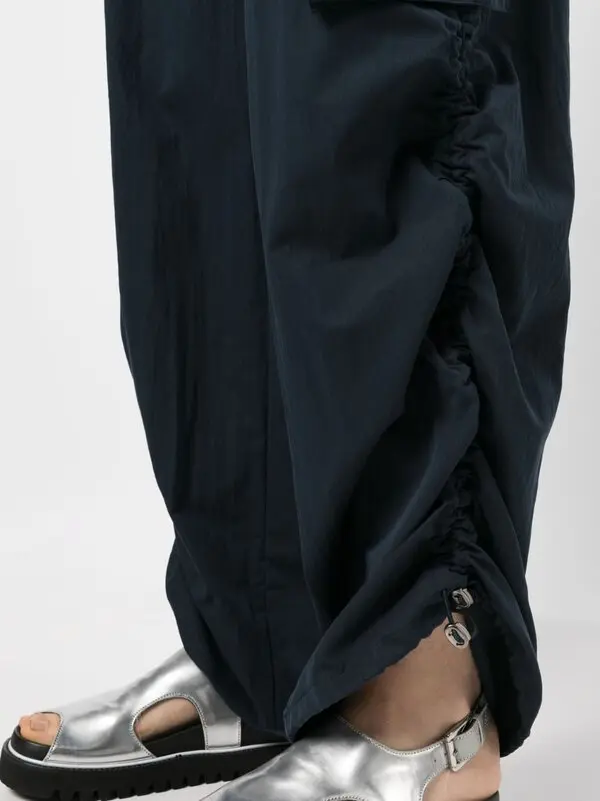 SYSTEM Drawstring Wide-leg Trousers
