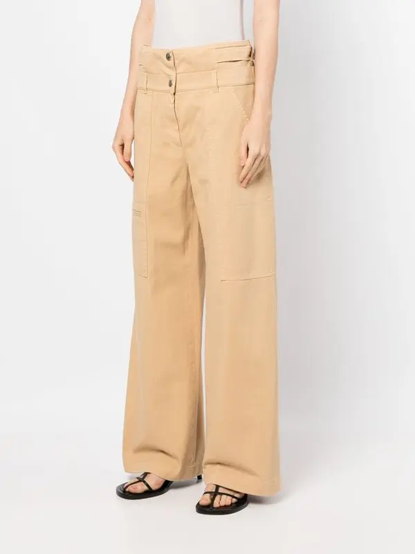 SYSTEM Layered-waist Tapered Trousers