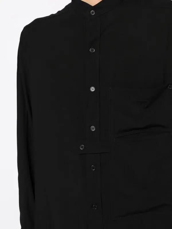 Yohji Yamamoto Oversized Long-sleeve Shirt