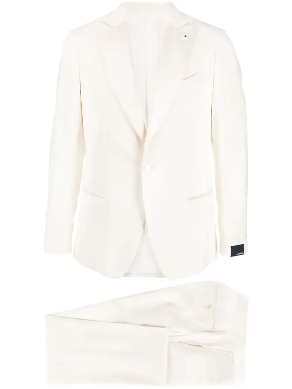 LARDINI Two-piece Single-breasted Suit - Neutrals