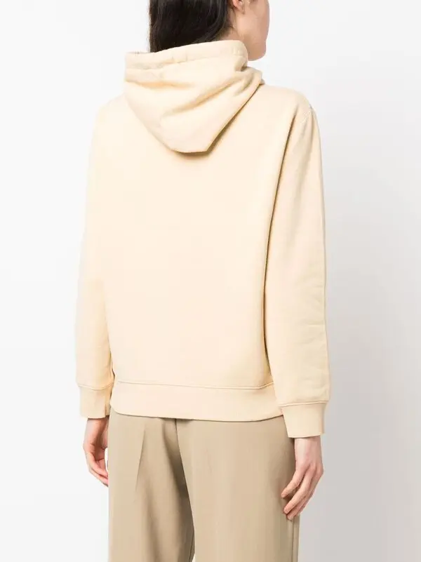 LANVIN Logo-embroidered Cotton Hoodie