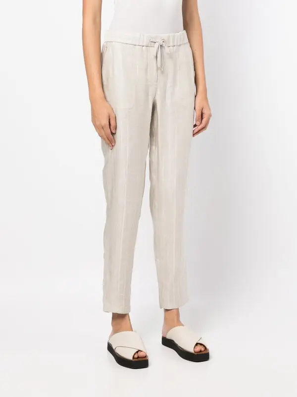 Lorena Antoniazzi Striped Slim-cut Trousers
