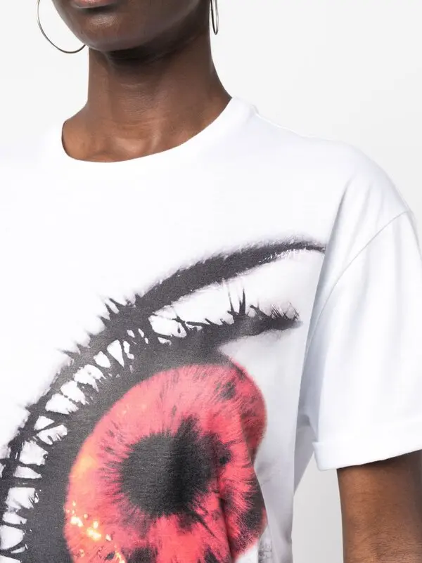 Alexander McQueen Eye-print T-shirt