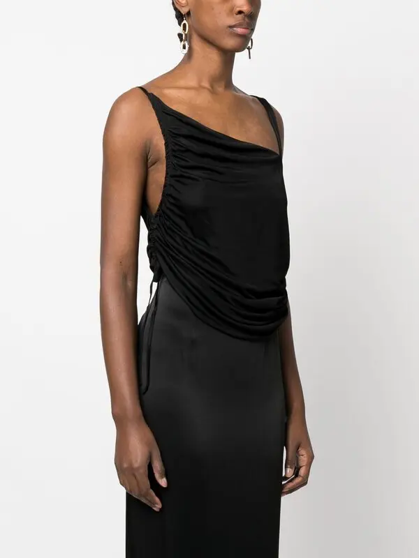 ANDREĀDAMO Draped Sleeveless Top