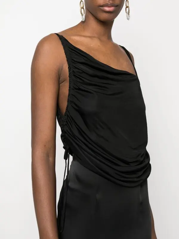 ANDREĀDAMO Draped Sleeveless Top