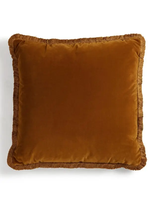 SOHO HOME Margeaux Velvet Cushion - Brown