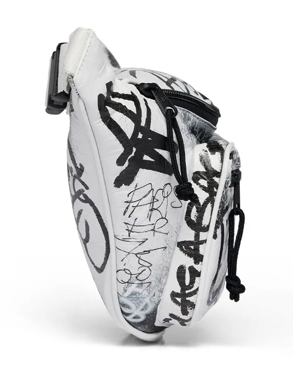Balenciaga Graffiti-print Belt Bag