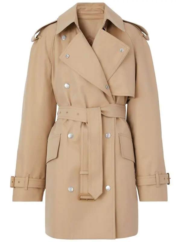 Burberry Bonded Cotton Gabardine Trench Coat
