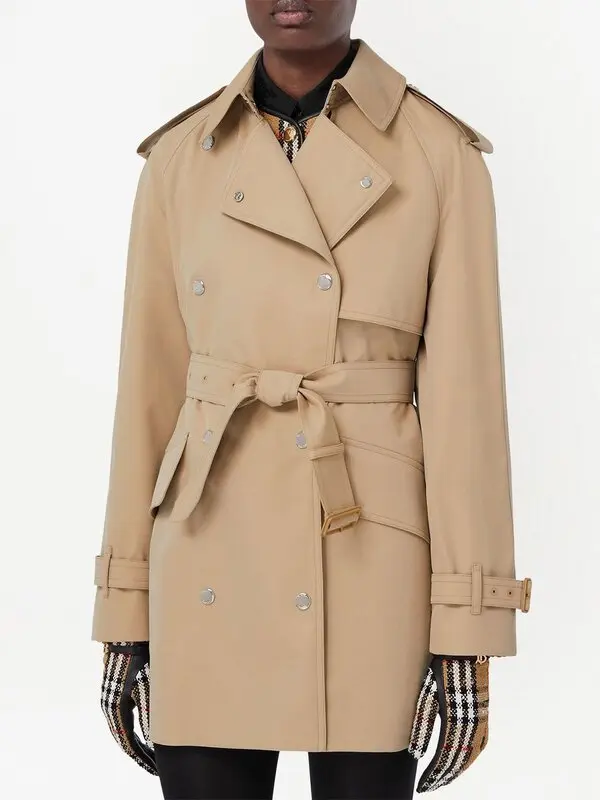 Burberry Bonded Cotton Gabardine Trench Coat