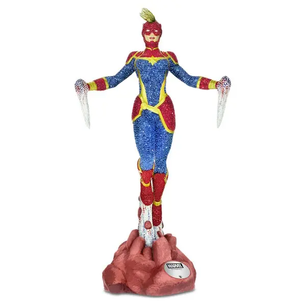 SWAROVSKI Marvel Captain Marvel Limited Edition Figurine - Red