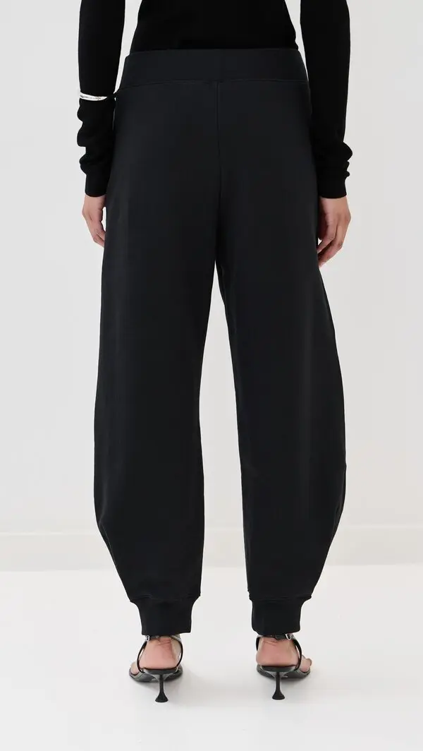 Tibi Calder Long Length Sweatpants - Black