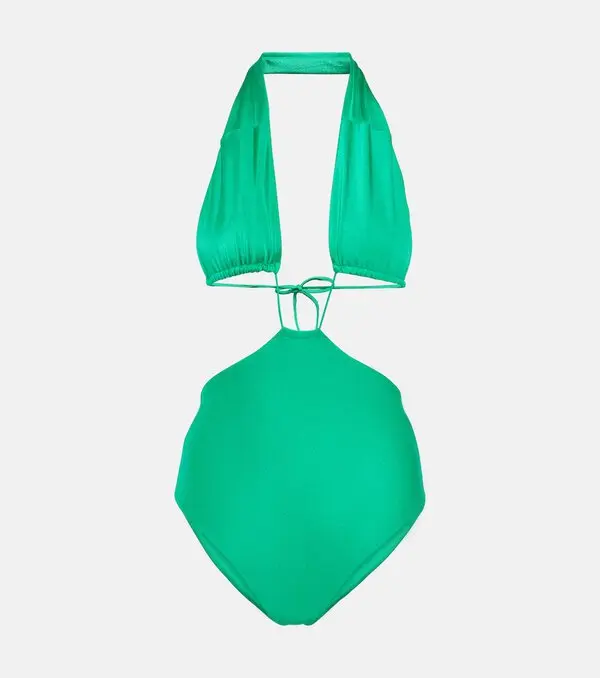 Jade Swim Cutout Swimsuit - Green