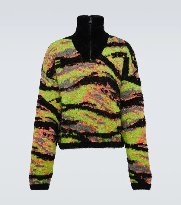 ERL Tiger Jacquard Sweater - Multicoloured