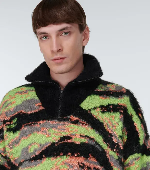ERL Tiger Jacquard Sweater - Multicoloured