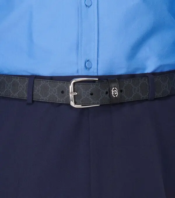 Gucci Gg Leather Belt
