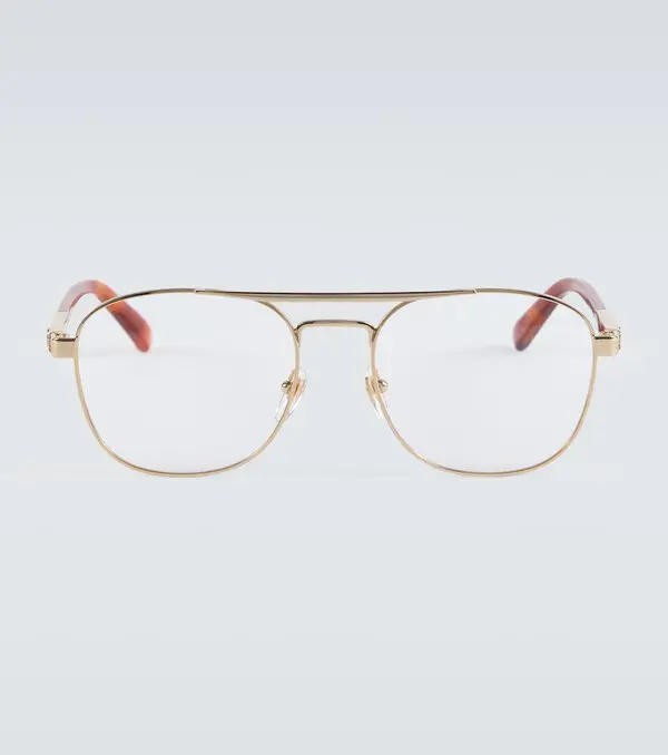 Gucci Aviator Glasses - Gold