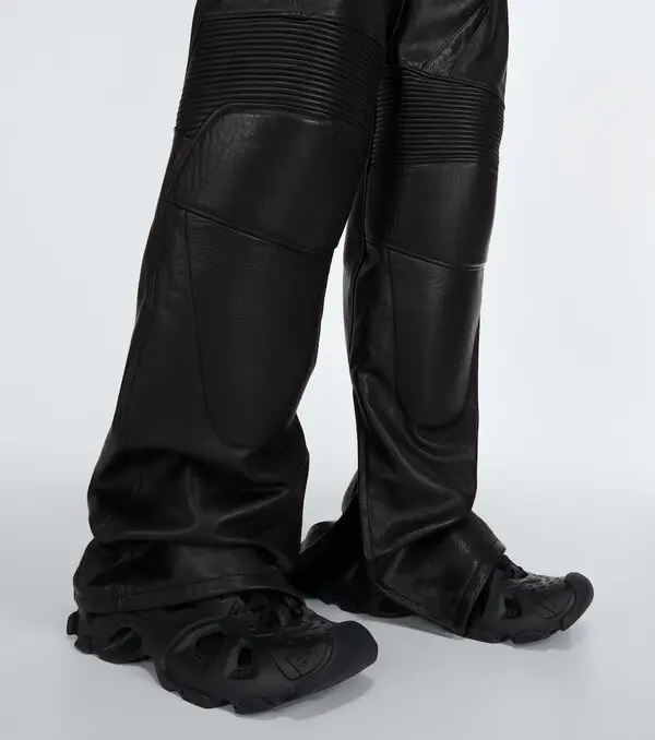 Balenciaga Leather Biker Pants