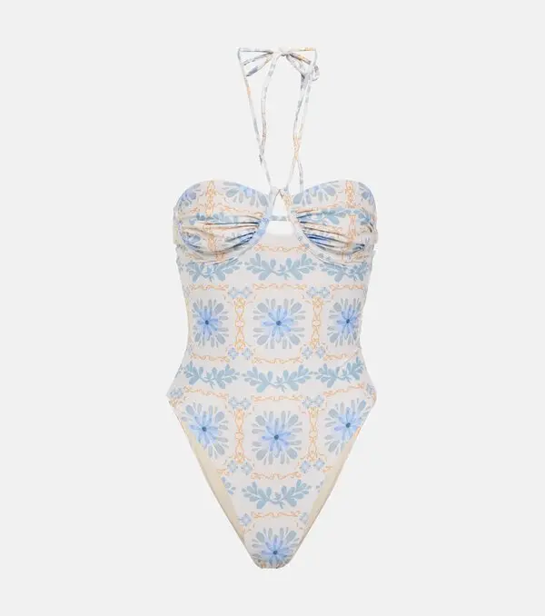 Agua Bendita Sandalo Chivas Printed Swimsuit - Multicoloured