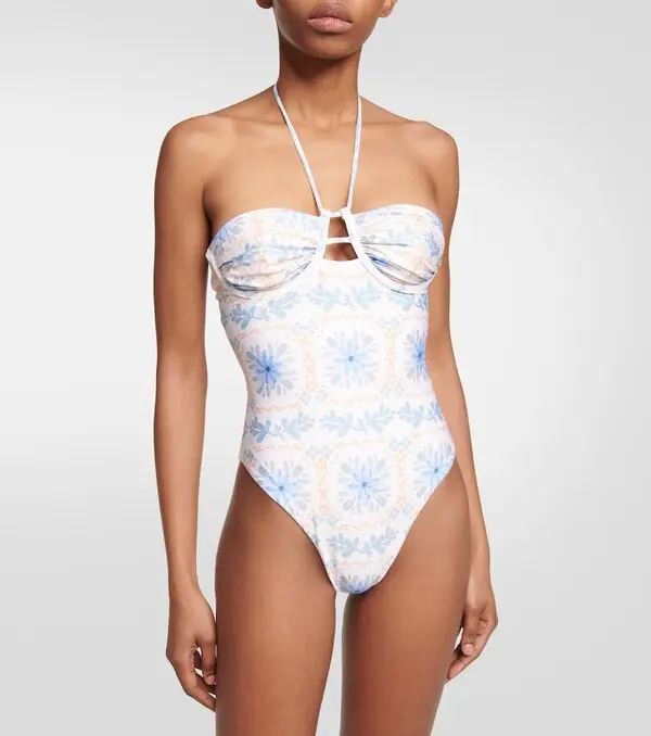 Agua Bendita Sandalo Chivas Printed Swimsuit - Multicoloured